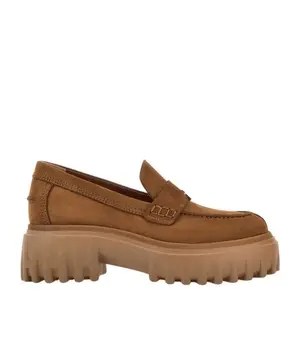 Hogan Platform Suede Loafers
