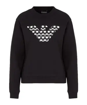 Emporio Armani Collared Sweatshirts Hoodies For Women