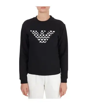 Emporio Armani Checkerboard Logo Sweatshirt