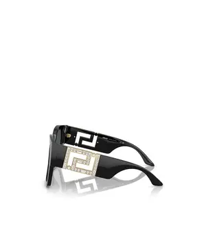 Versace Butterfly Frame Embellished Sunglasses