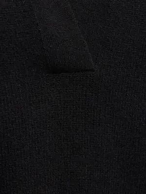 Khaite Jo V-neck Ribbed Sweater - Black