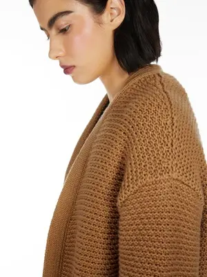 Max Mara Open-front Knitted Cardigan
