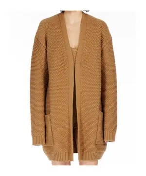 Max Mara Open-front Knitted Cardigan