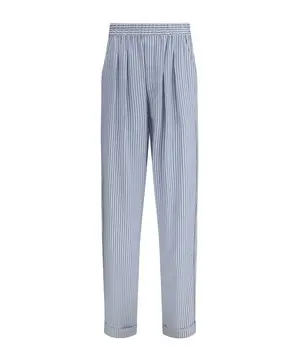 TOM FORD Striped Turn-up Hem Trousers