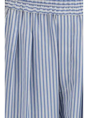 TOM FORD Striped Turn-up Hem Trousers