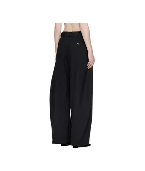 Sacai Belted Wide-leg Trousers