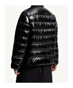 Moncler Long-sleeved Quilted Down Jacket With Logo