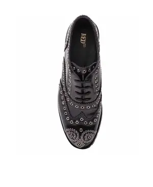 Red Valentino Strapped Riveted Ox Shoes