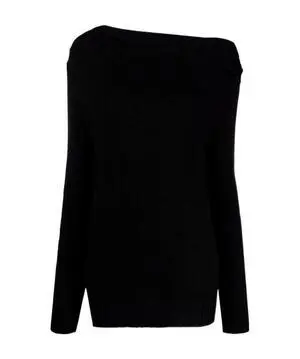 ANN DEMEULEMEESTER Asymmetrical Wool Jumper