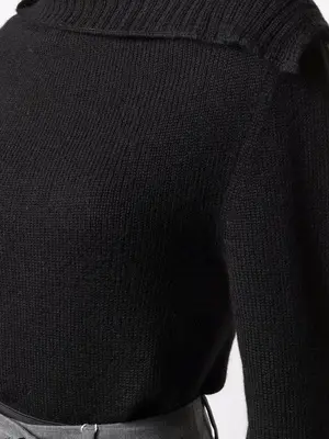 ANN DEMEULEMEESTER Asymmetrical Wool Jumper