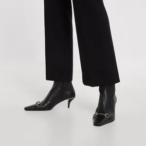 Gucci Vittoria Ankle Boots With Horsebit Detail