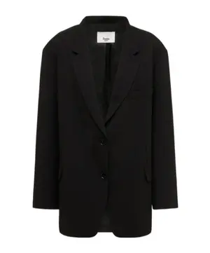 THE FRANKIE SHOP Long Sleeve Suit Jacket With Horn Buttons