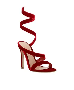 GIANVITO ROSSI Spiral Strap Stiletto Sandals