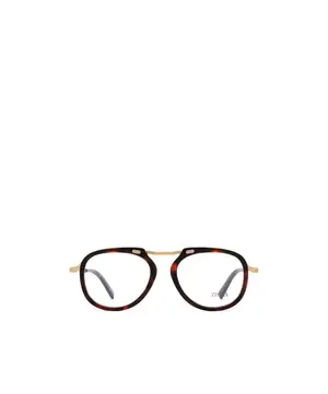 Zegna Pilot Frame Eyeglasses - Black