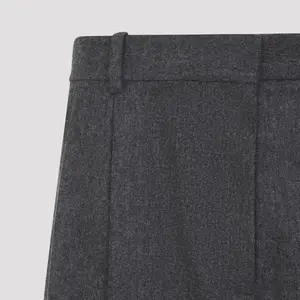 Khaite Pleated Straight-leg Trousers