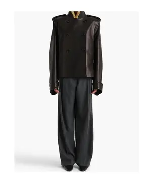 Khaite Pleated Straight-leg Trousers