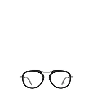 Zegna Pilot Frame Eyeglasses - Black
