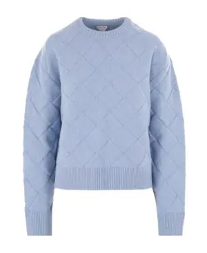 Bottega Veneta Intrecciato Quilted Crewneck Jumper