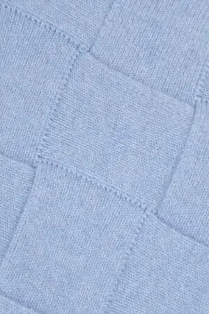 Bottega Veneta Intrecciato Quilted Crewneck Jumper - Blue
