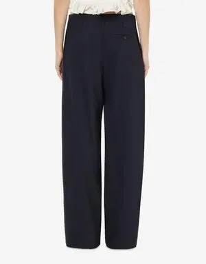Philosophy Di Lorenzo Serafini Belted Wool Tailored Trousers