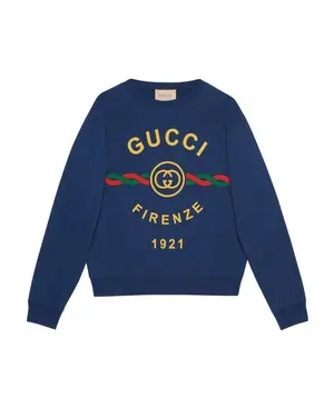 Gucci Firenze 1921 Cotton Sweatshirt