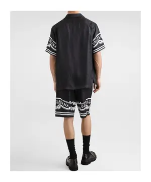 Dolce & Gabbana Bandanna Printed Bermuda Shorts