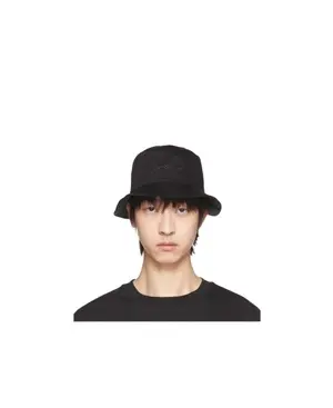 We11Done Logo Fisherman's Hat - Black