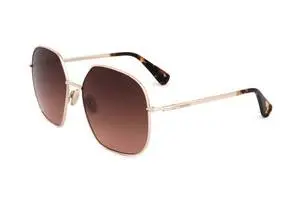 Max Mara Full Frame Sunglasses With Tinted Lenses - Red