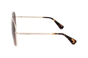 Max Mara Full Frame Sunglasses With Tinted Lenses - Red