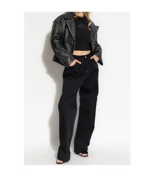 Dsquared2 Cropped Crewneck T-shirt - Black