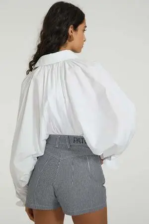 PATOU Long Sleeved Gathered Blouse