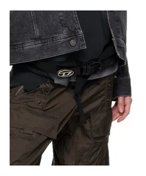 DIESEL® Logo Buckle Belt
