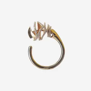Bottega Veneta Drop Ring - Yellow