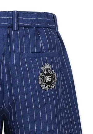 Dolce & Gabbana Striped Drawstring Shorts