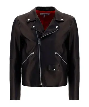 Loewe Leather Biker Jacket