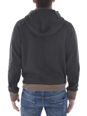 Emporio Armani Logo Detail Hooded Jacket