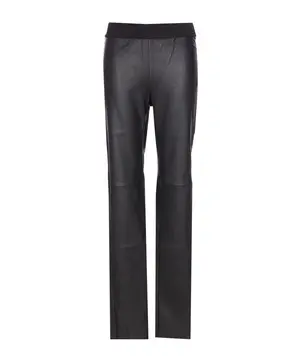 UMA WANG Straight-leg Leather Trousers