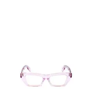 Kenzo Logo Flat Mirror Eyeglasses - Pink