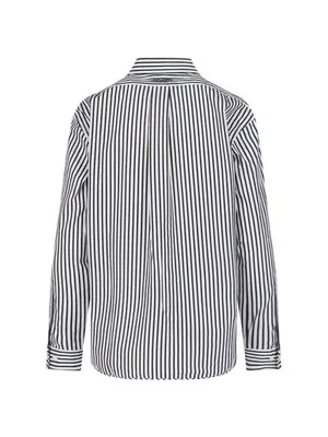 Marc Jacobs Striped Logo Embroidered Shirt