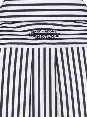 Marc Jacobs Striped Logo Embroidered Shirt