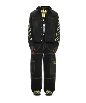 Off-White Arrow Outline Denim Jacket