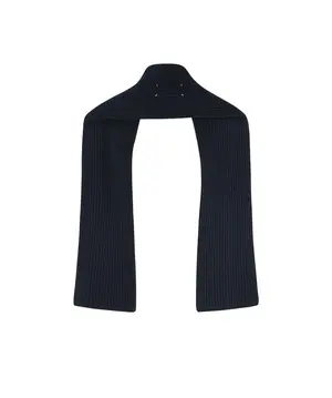 MAISON MARGIELA Knitted Scarf - Black
