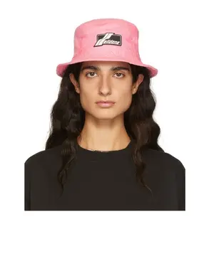 We11Done Logo-patch Bucket Hat - Black