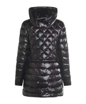 Mackage Diamond-quilted Hooded Coat - Black