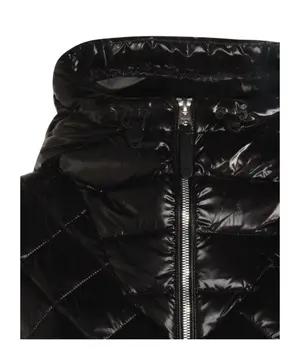 Mackage Diamond-quilted Hooded Coat - Black