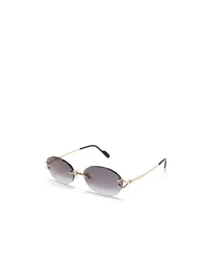 Cartier Oval-frame Sunglasses - Gold