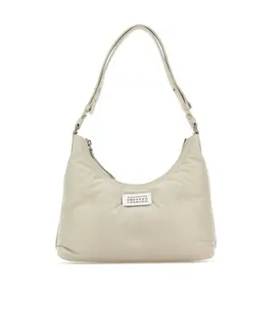 MAISON MARGIELA Glam Slam Hobo Small Shoulder Bag - Light Gray