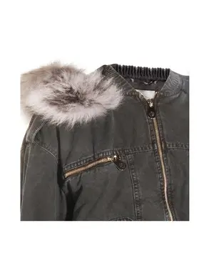 Blumarine Hooded Zip-up Bomber Jacket
