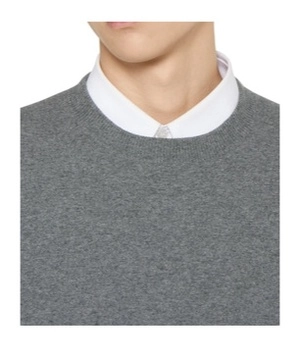Gucci Wool Cashmere Crewneck Sweater With Web Detail