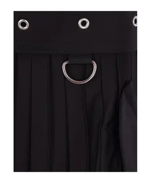 Sacai Pleated Skirt With Belted Waist